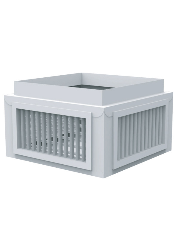 Drop Box Diffusers-4-Way Diffuser